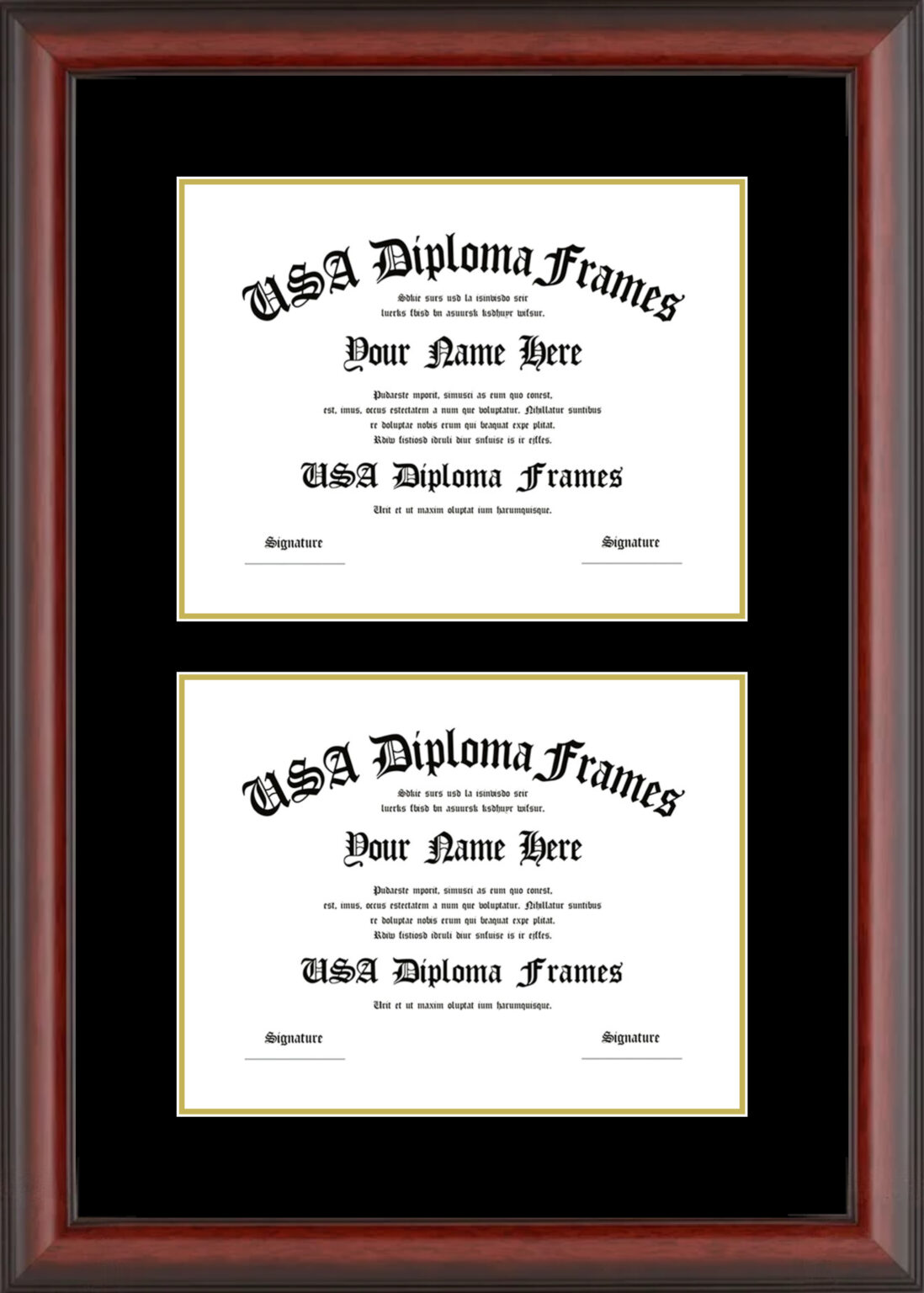 Diploma Frame Builder | USA Diploma Frames
