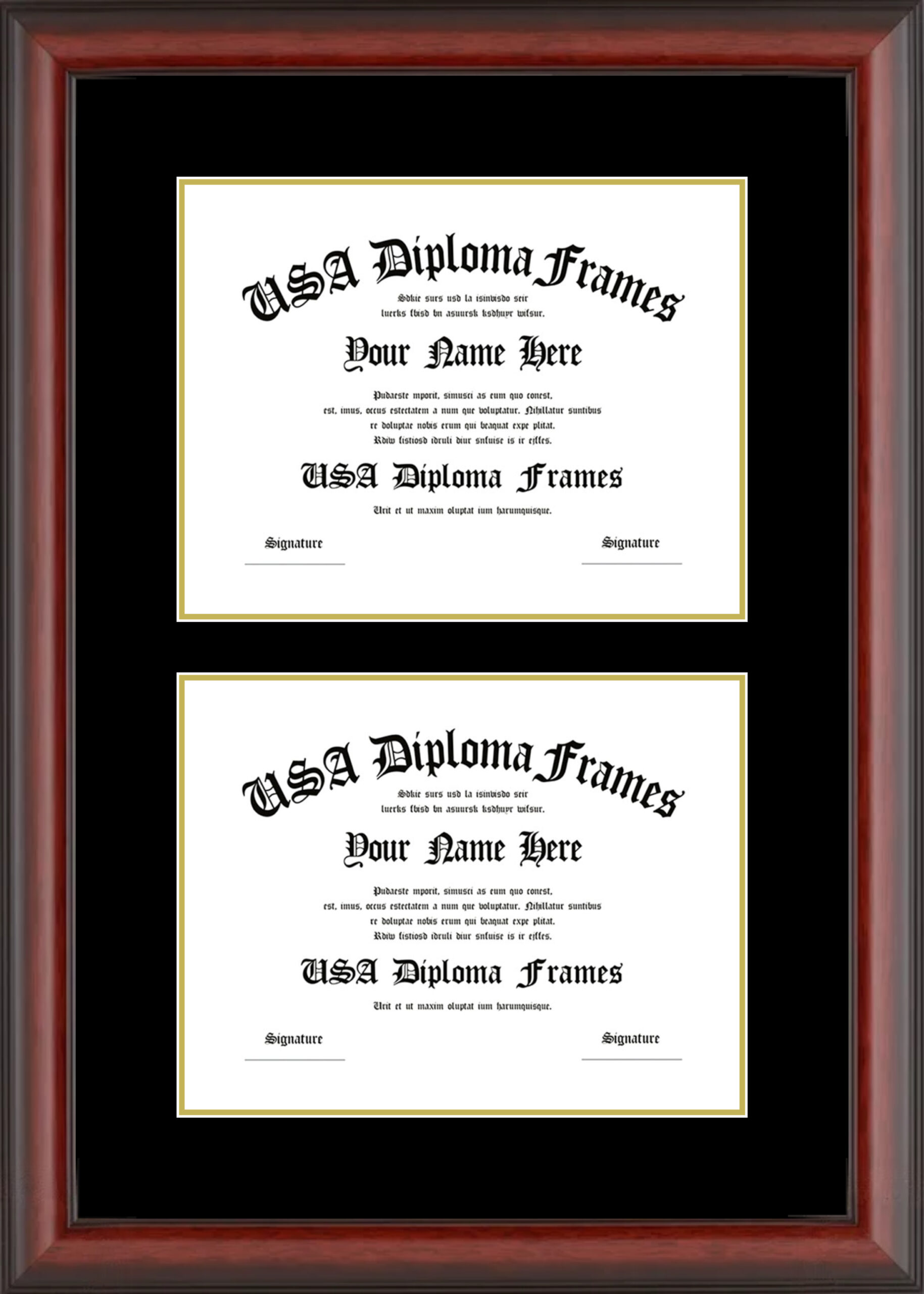 Diploma Frame Builder | USA Diploma Frames