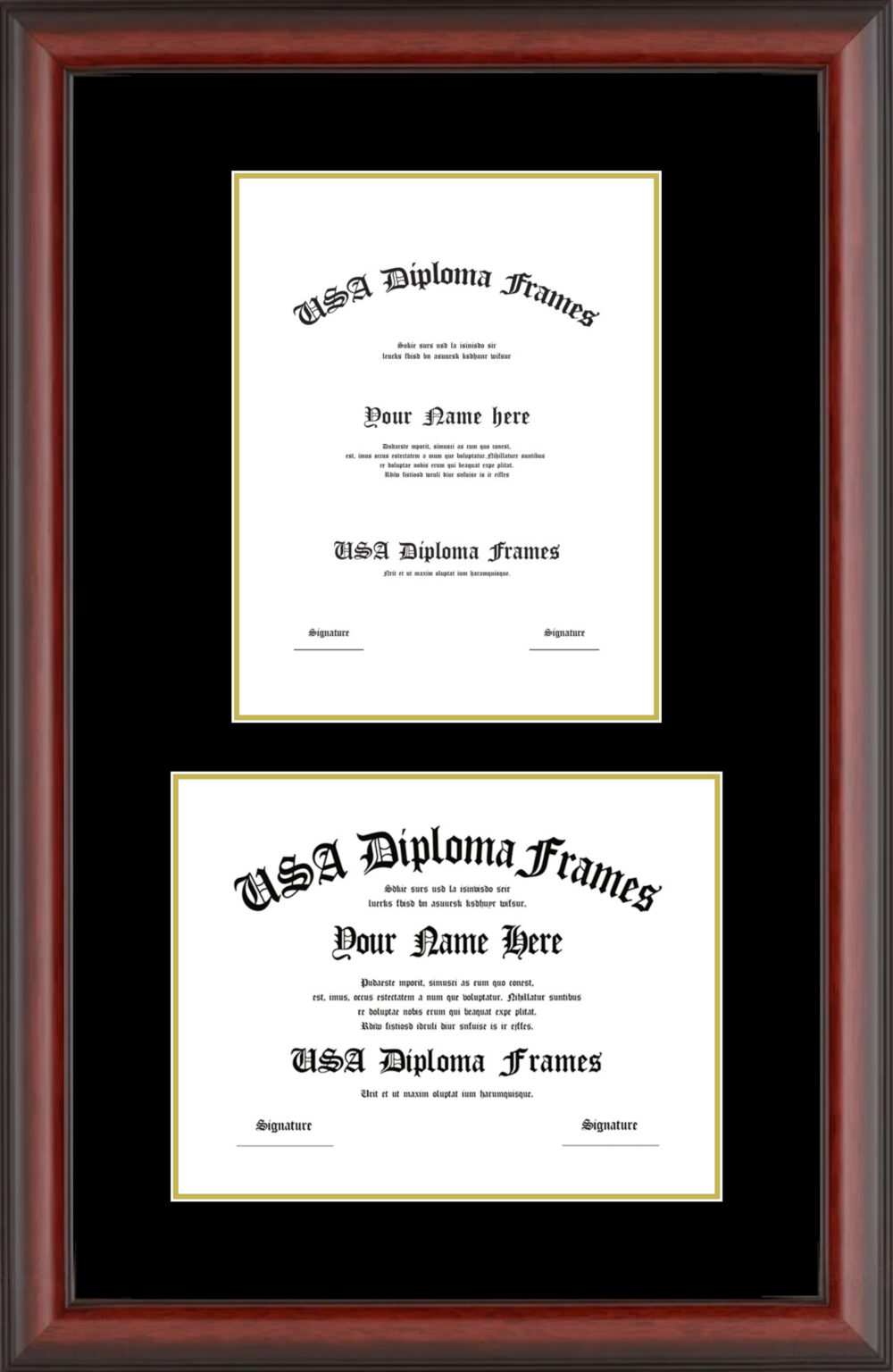 Diploma Frame Builder | USA Diploma Frames