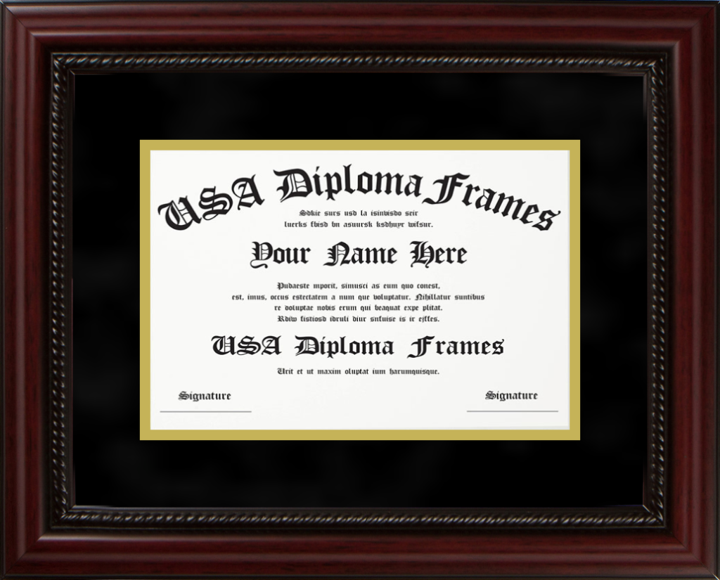 Custom Diploma & Document Frames | USA Diploma Frames