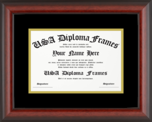 Custom Diploma & Document Frames | USA Diploma Frames
