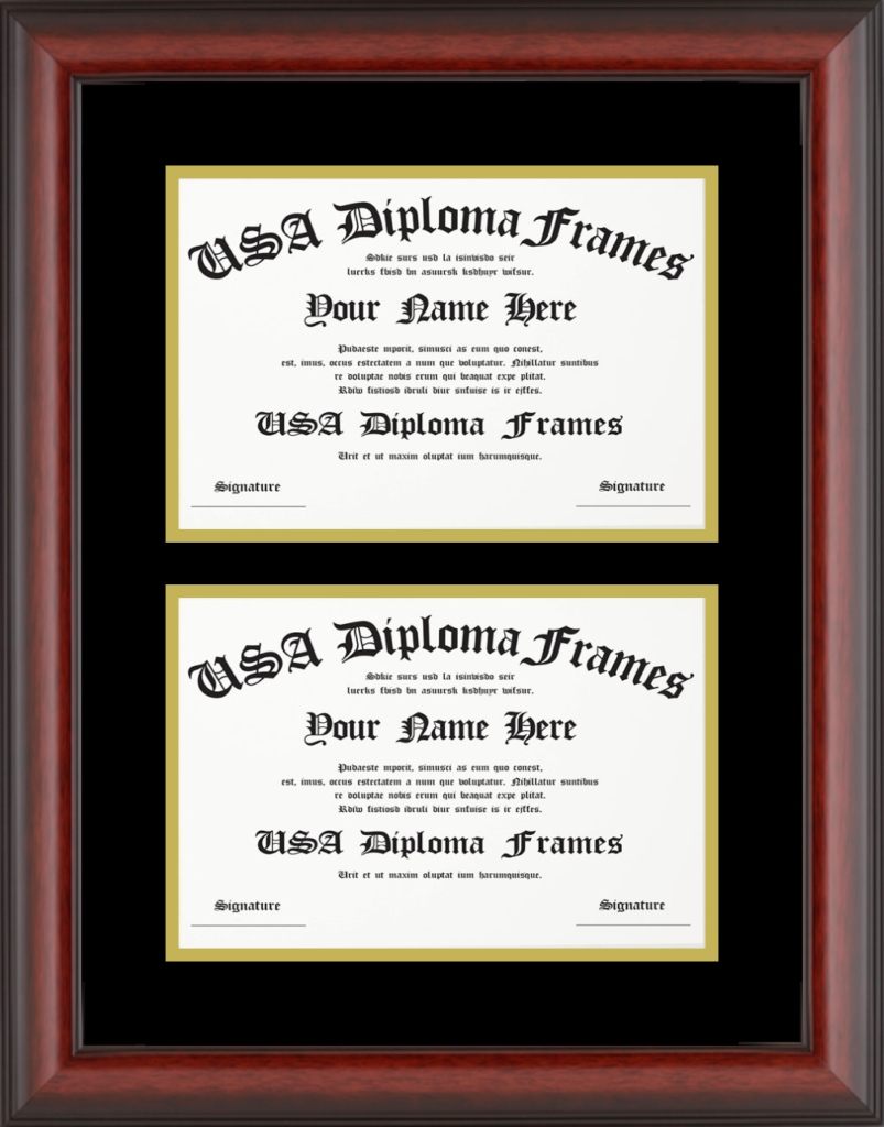 Custom Diploma & Document Frames | USA Diploma Frames