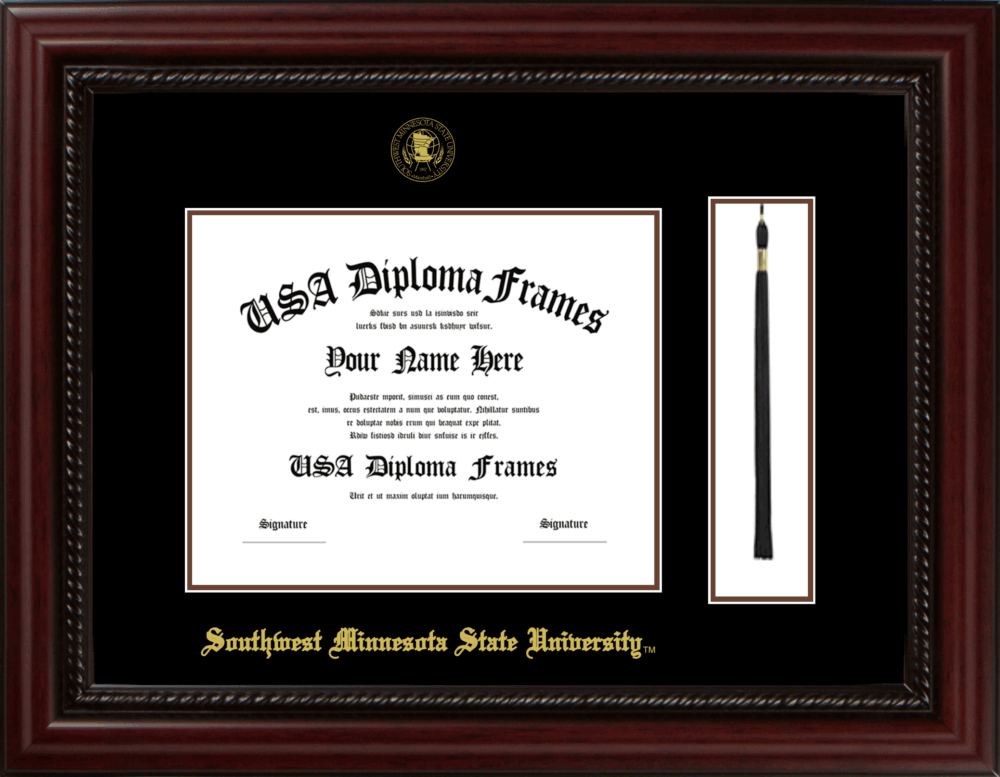 Southwest Minnesota State University Diploma Frame with Tassel ...